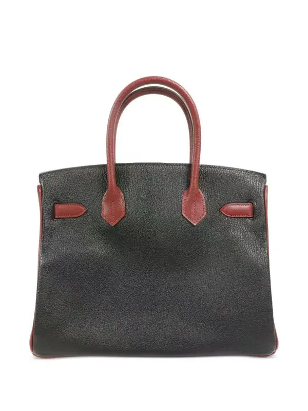 Hermès 30 Birkin Leather Tote Bag - Black