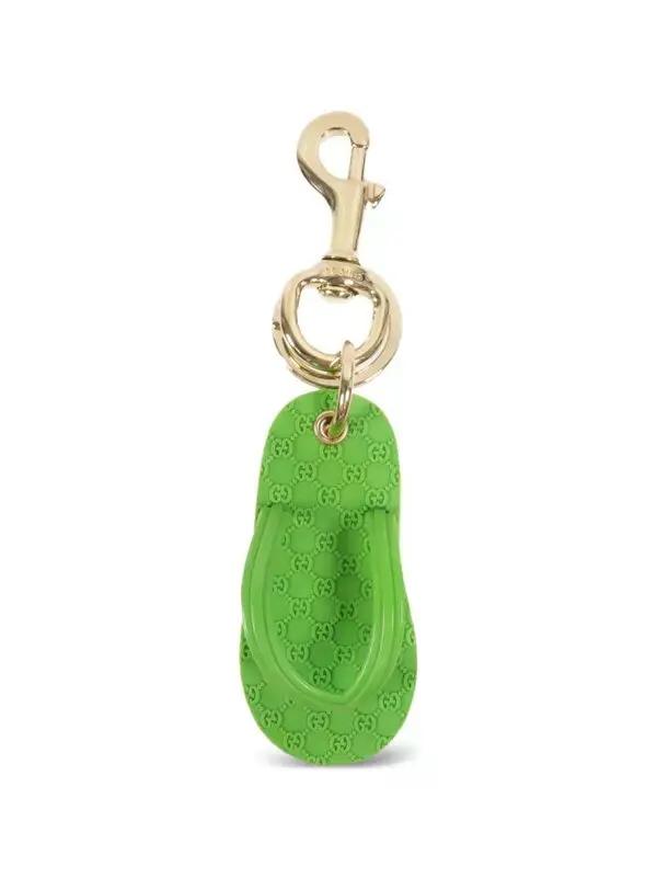 Gucci Flip Flop Bag Charm - Green