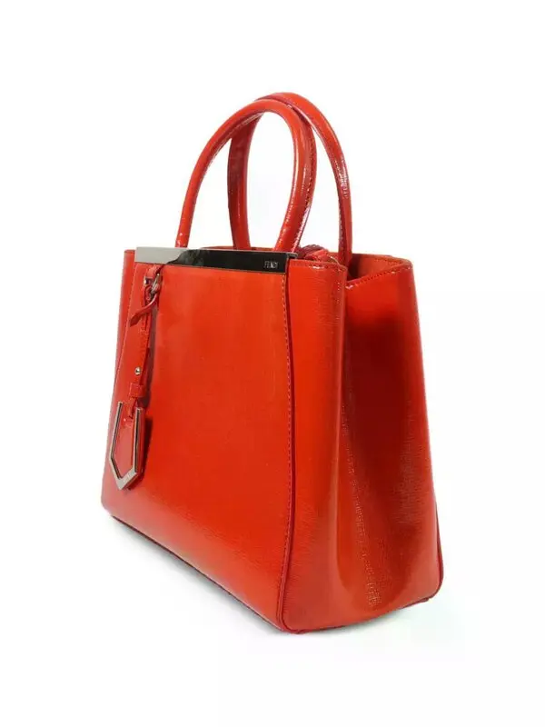 Fendi 2jours Leather Shoulder Bag