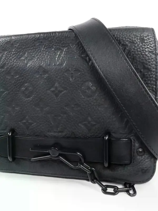 LOUIS VUITTON Monogram Taurillon Steamer Messenger Bag