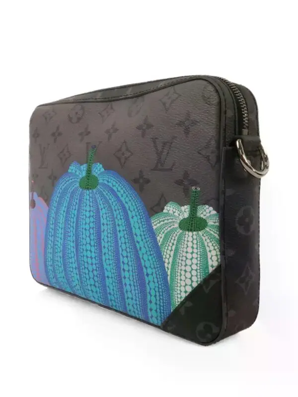 LOUIS VUITTON X Yayoi Kusama 2023 Monogram Eclipse Canvas Messenger Bag