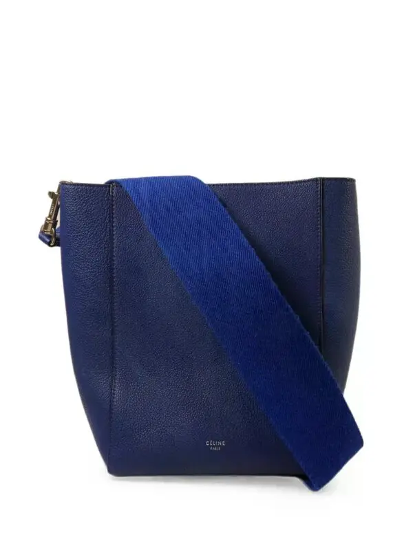 Celine Small Leather Bucket Bag