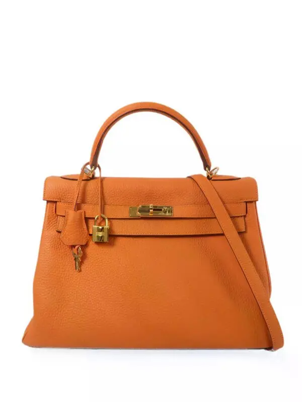 Hermès 2013 28 Kelly Two-way Tote Bag - Orange