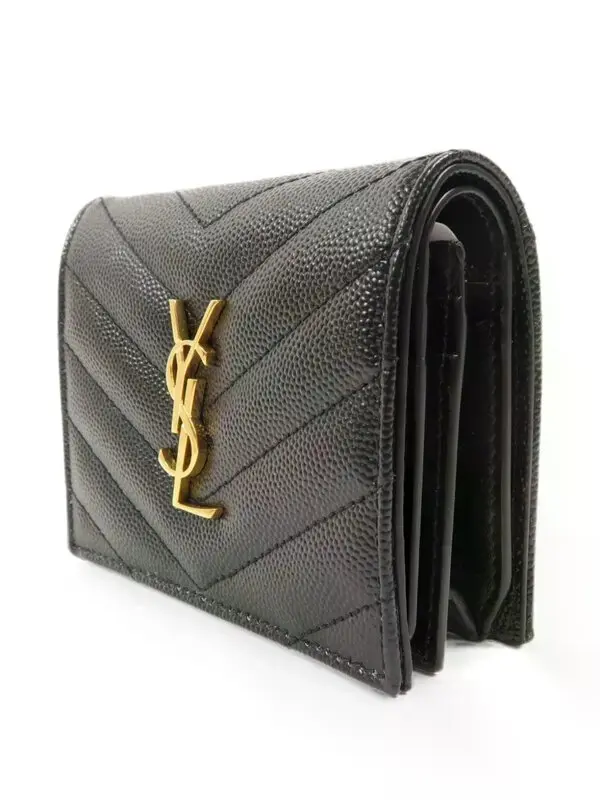 Saint Laurent Cassandre Quilted Wallet