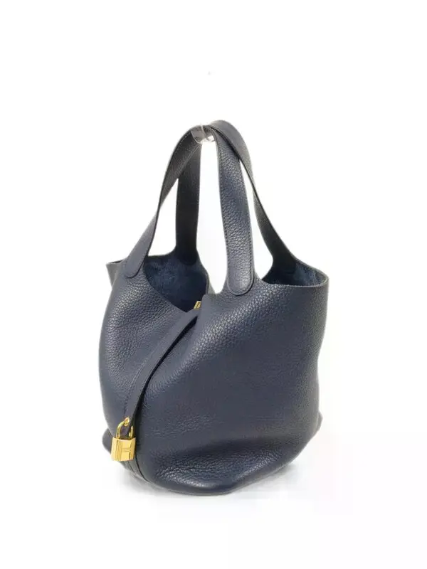 Hermès 2023 Mm Picotin Leather Tote Bag