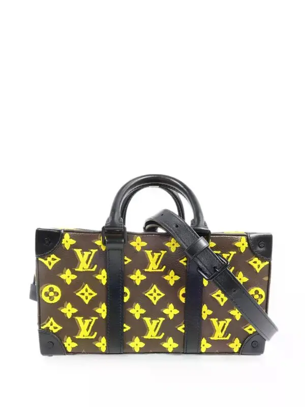 LOUIS VUITTON Trunk Speedy Monogram Tuffetage Tote Bag