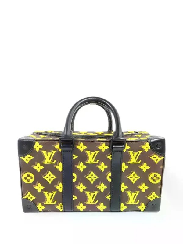 LOUIS VUITTON Trunk Speedy Monogram Tuffetage Tote Bag
