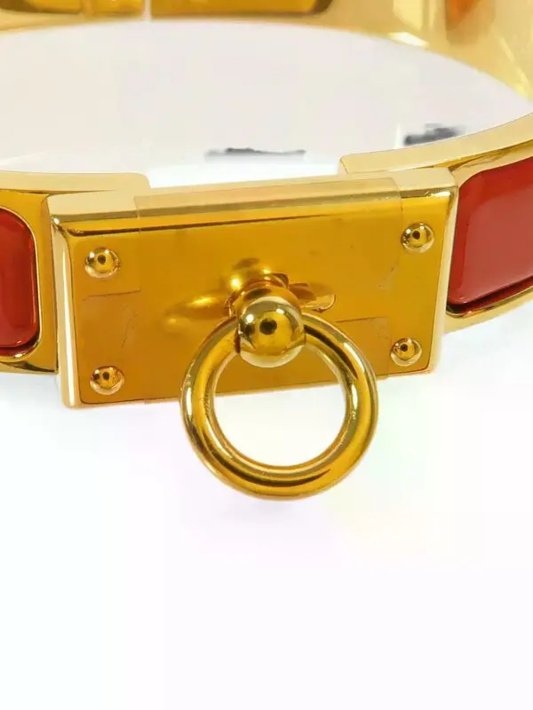 Hermès Mini Clic Kelly Enamel Bracelet