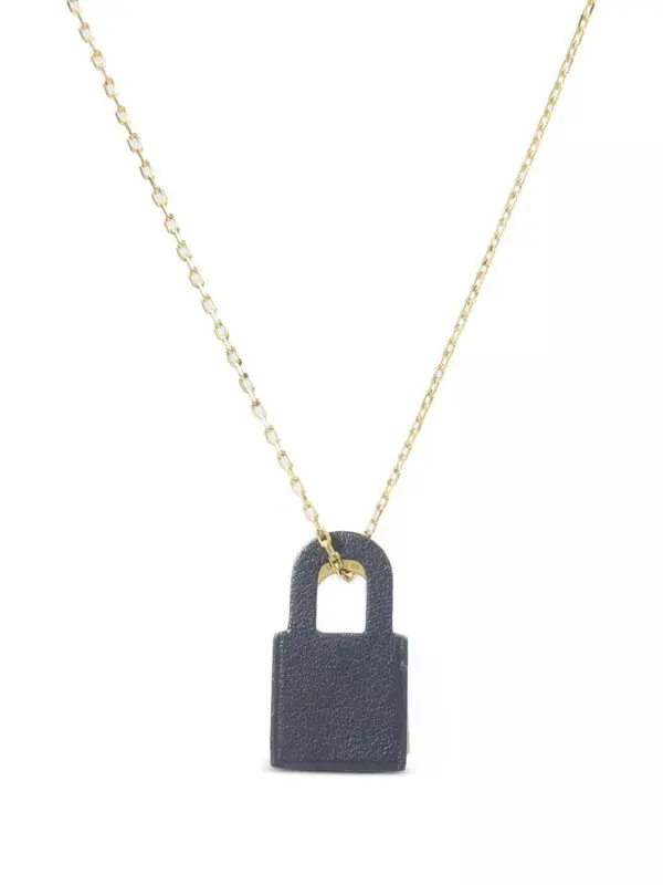 Hermès O'kelly Necklace With Padlock Pendant - Gold
