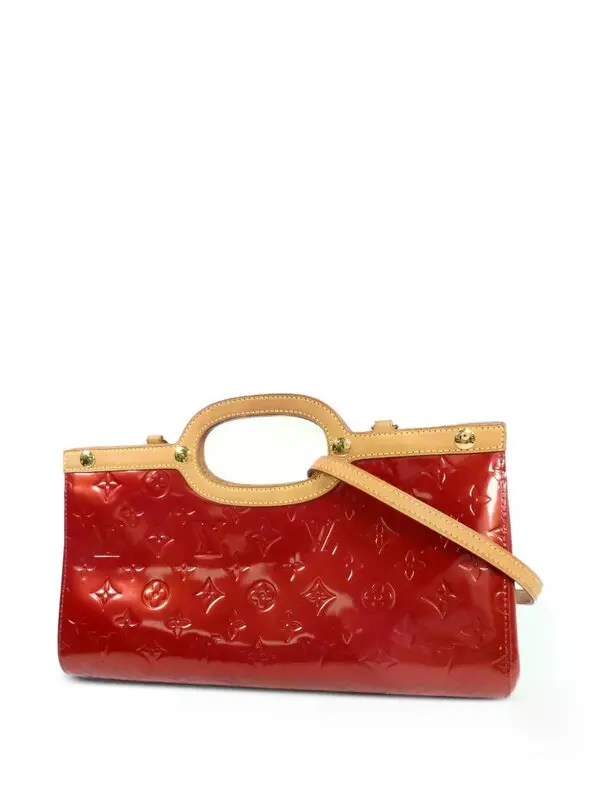 LOUIS VUITTON Roxbury Drive Monogram Vernis Leather Tote Bag - Red