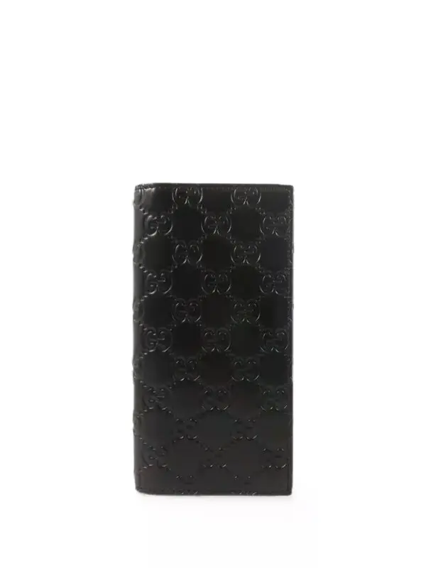 Gucci Gg-pattern Wallet - Black