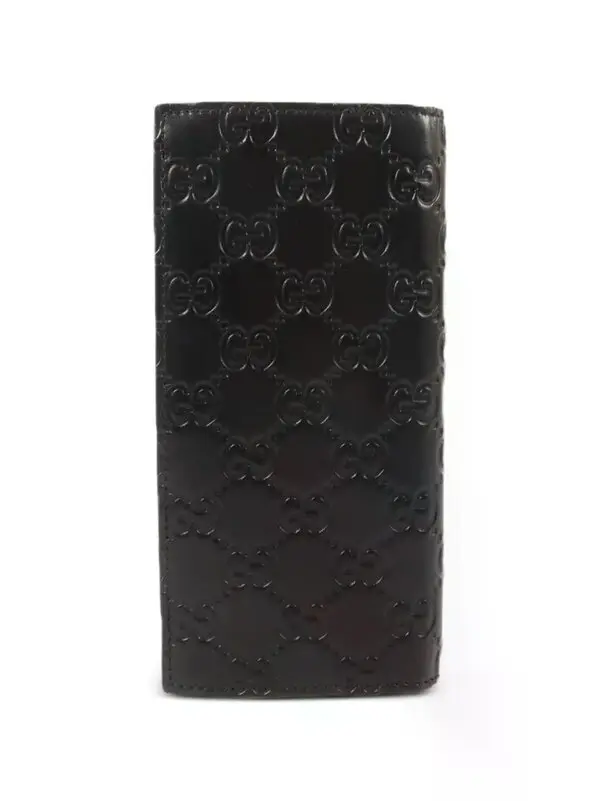 Gucci Gg-pattern Wallet - Black