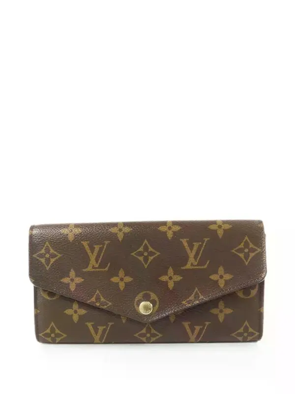 LOUIS VUITTON Portefeuille Sarah Monogram Wallet - Brown