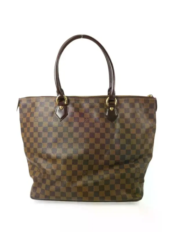 LOUIS VUITTON Gm Saleya Damier Ebene Shoulder Bag