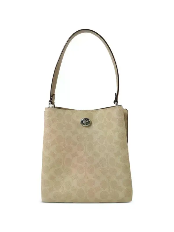 COACH VINTAGE Charlie Bucket Turn-lock Tote Bag