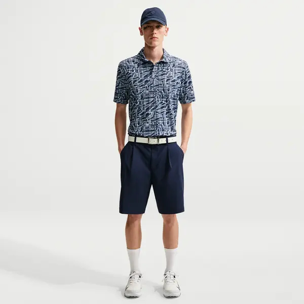 Nike Par Dri-fit Tartan Camo Print Golf Polo