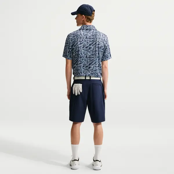 Nike Par Dri-fit Tartan Camo Print Golf Polo