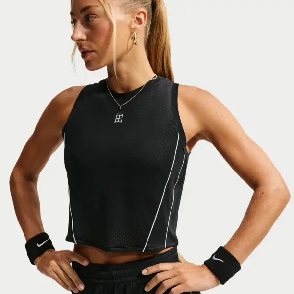 Nike Court Advantage Dri-fit Tennis Tank Top - Black