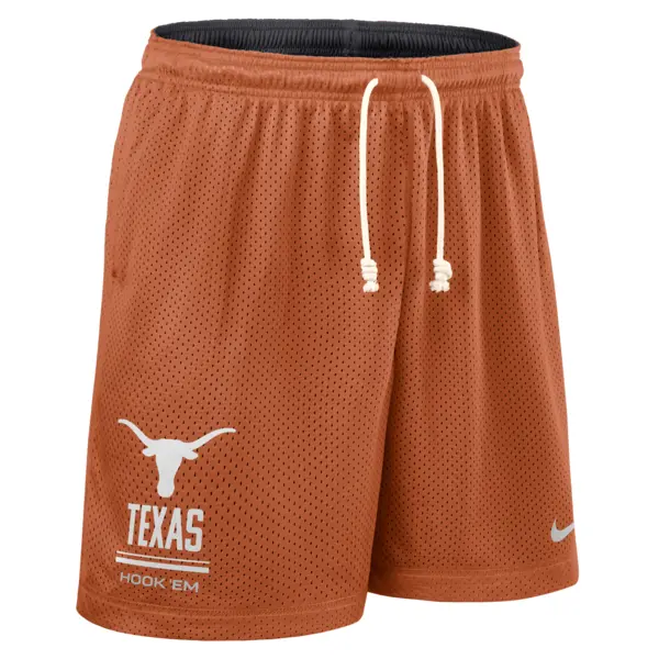 Nike Texas Sideline Reversible Dri-fit College Shorts - Orange