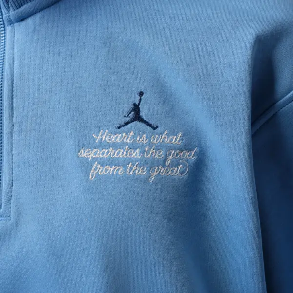 JORDAN Brooklyn Fleece Cropped 1/4-zip Top