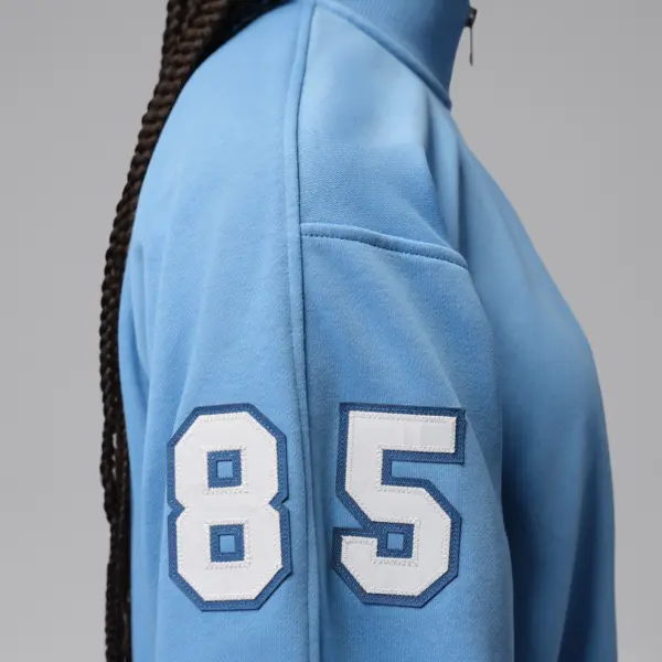 JORDAN Brooklyn Fleece Cropped 1/4-zip Top