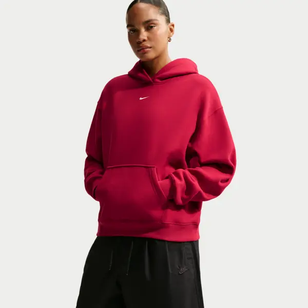Nike Studio Fleece Weight Oversized Pullover Hoodie