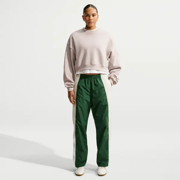 Nike Studio Fleece Medium Weight Oversized Cropped Crew