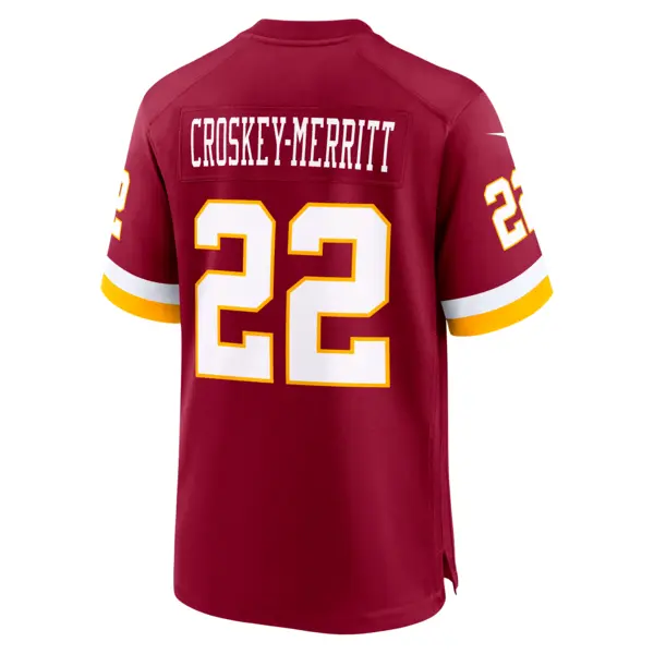 Nike Washington Commanders Jacory Croskey-merritt Nfl Game Jersey