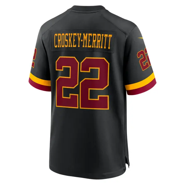 Nike Washington Commanders Jacory Croskey-merritt Nfl Game Jersey - Black