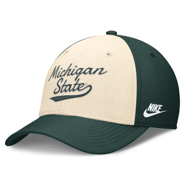 Nike Michigan State Legacy Dri-fit College Baseball Cap - Brown