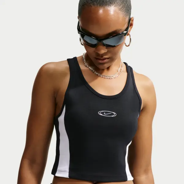 Nike Sportswear Tight Cropped Tank Top - Black