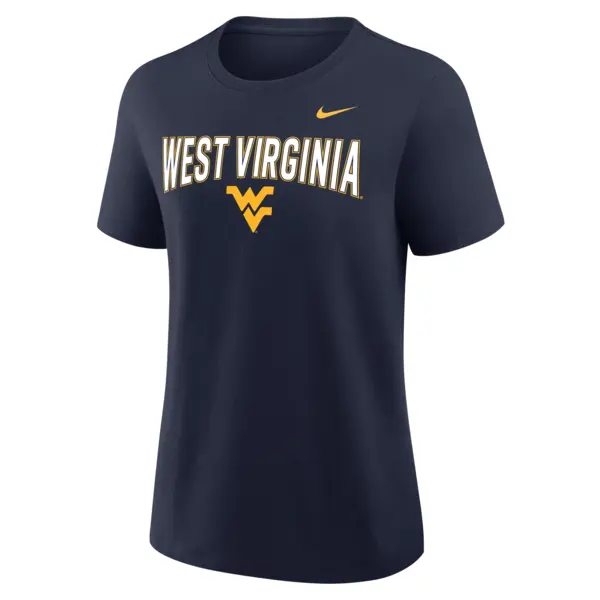 Nike West Virginia Arch Logo College T-shirt - Blue