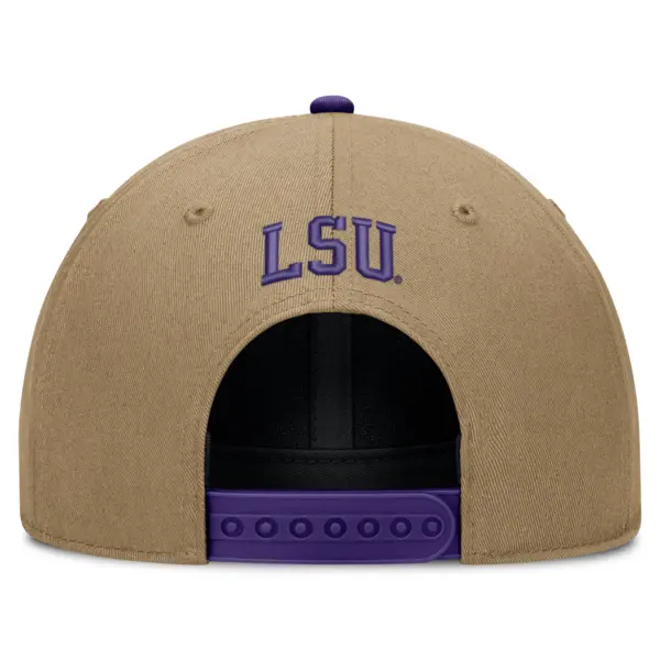 Nike Lsu Primetime Rise Dri-fit College Trucker Adjustable Hat