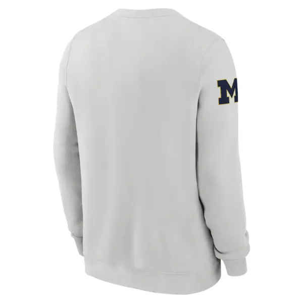 JORDAN Brand Michigan Pullover Crew - Grey