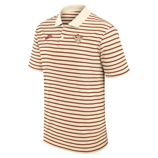Nike Texas Legacy Striped Dri-fit College Polo - Brown