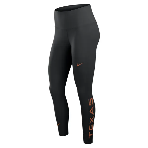 Nike Texas Zenvy Dri-fit College High Rise 7/8 Leggings - Black
