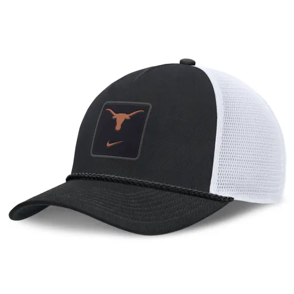 Nike Texas Sideline Gameday Rope College Trucker Adjustable Hat - Black