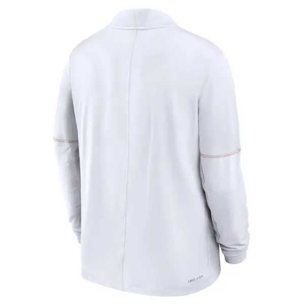 Nike Texas Sideline Dri-fit College 1/2-zip Top - White