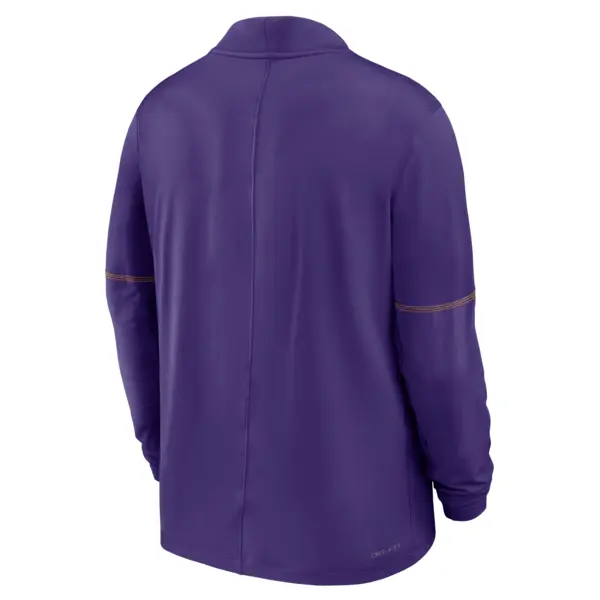 Nike Lsu Sideline Dri-fit College 1/2-zip Top