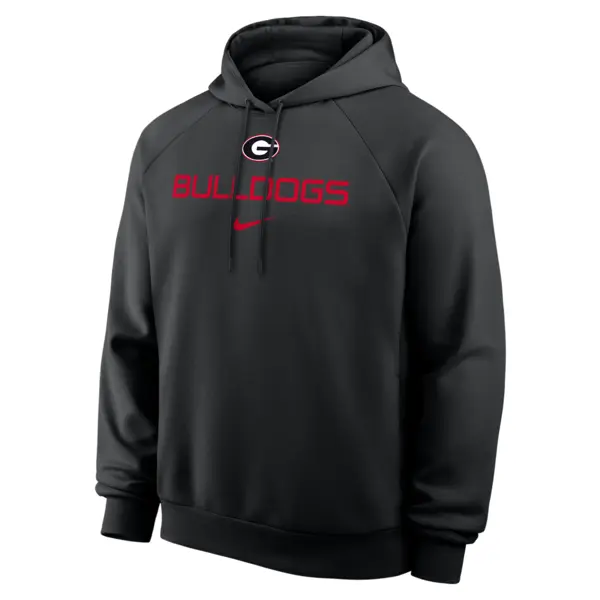Nike Georgia Premium Performance Dri-fit College Pullover Hoodie - Black