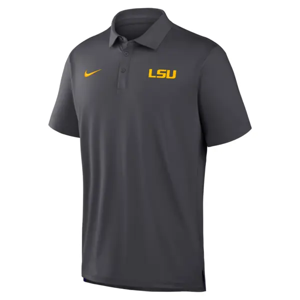 Nike Lsu Tour Dri-fit College Polo - Grey