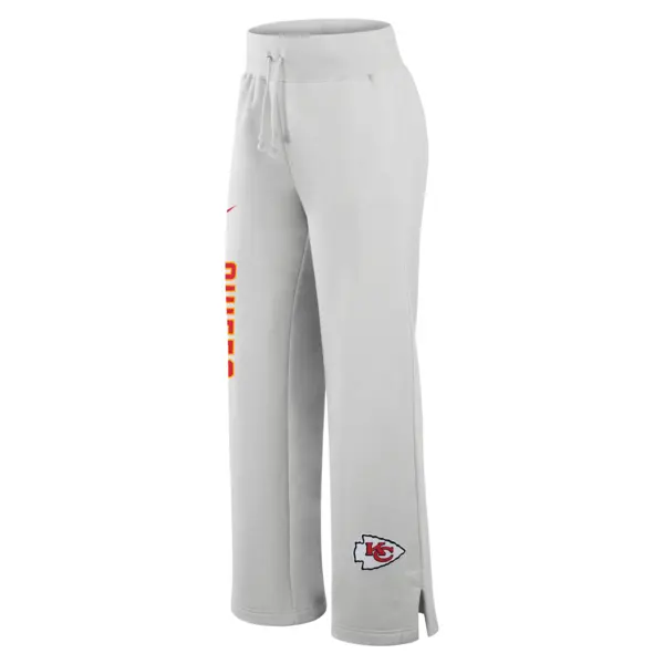 Nike Kansas City Chiefs Primetime Phoenix Wide-leg Nfl Sweatpants - Grey