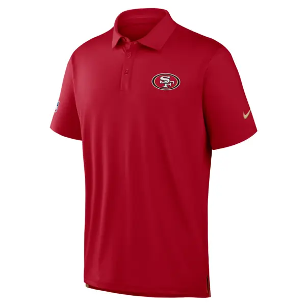 Nike San Francisco 49ers Tour Dri-fit Nfl Polo - Red