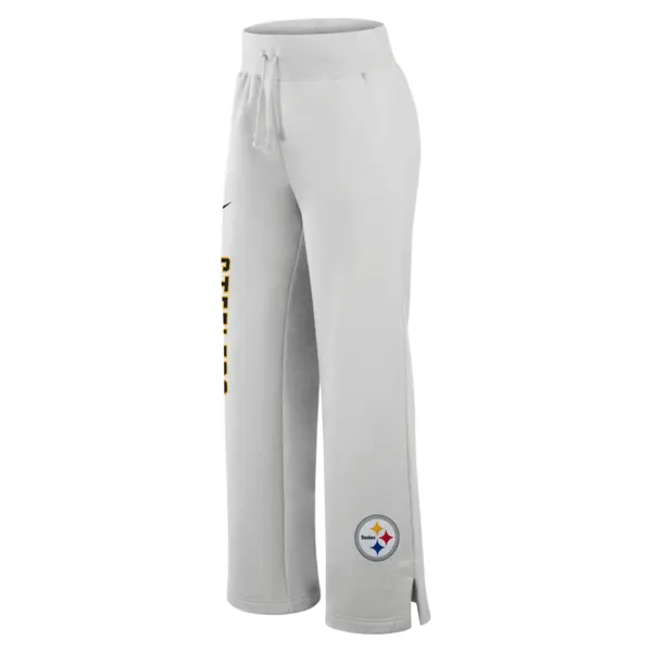 Nike Pittsburgh Steelers Primetime Phoenix Wide-leg Nfl Sweatpants - Grey