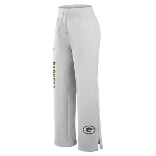 Nike Green Bay Packers Primetime Phoenix Wide-leg Nfl Sweatpants - Grey