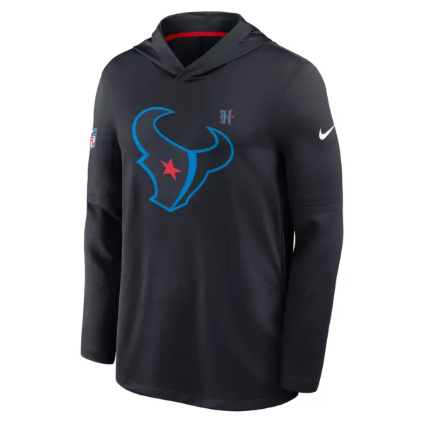 Nike Houston Texans Alt Dri-fit Nfl Long-sleeve Hooded Top - Blue
