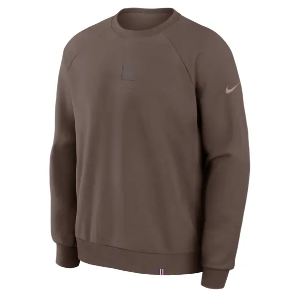 Nike Buffalo Bills Primary Dri-fit Nfl Pullover Crew - Brown