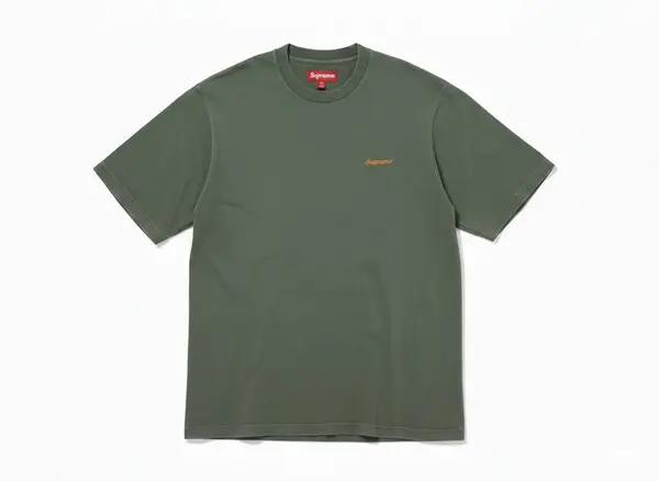 Supreme Washed Short Sleeve Top - Green