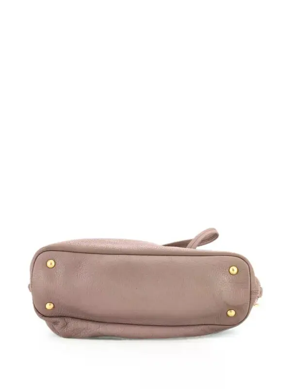 Prada Vitello Daino Shopper Tote Bag - Neutrals