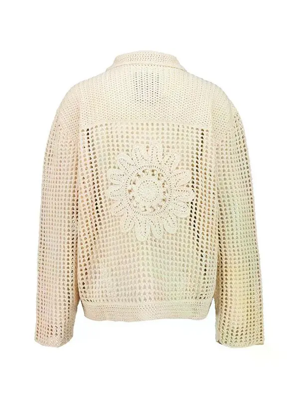Escvdo Hand-knitted Cotton Shirt